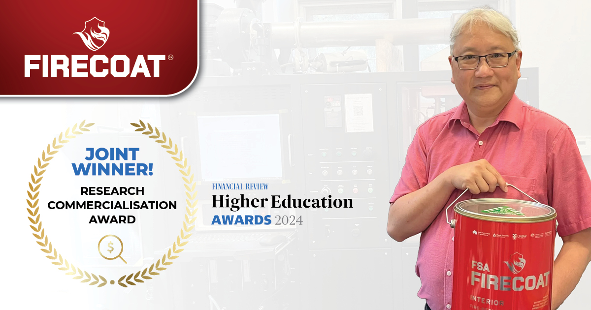 FIRECOAT paint wins major Australian award